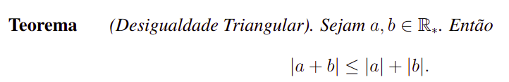 Desigualdade triangular: Um resultado importante - Blog