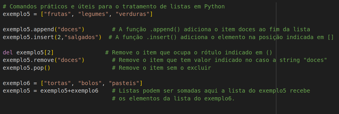 Listas em Python - Aprenda como trabalhar com listas A.py 5 - Blog
